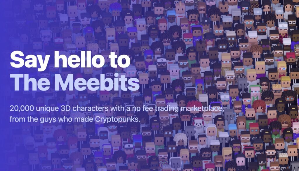 meebits｜CryptoPunksの運営が手がけるボクセルNFT | NFTConnect